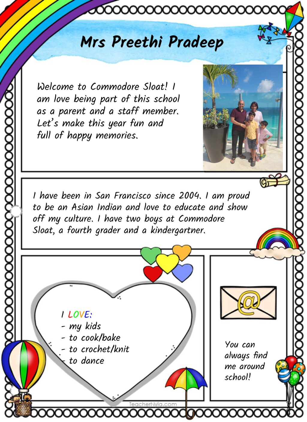 Mrs. Preethi Pradeep – COMMODORE SLOAT SCHOOL